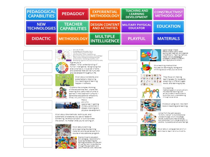 DIDACTIC LEARNING METHODOLOGIES - Match up