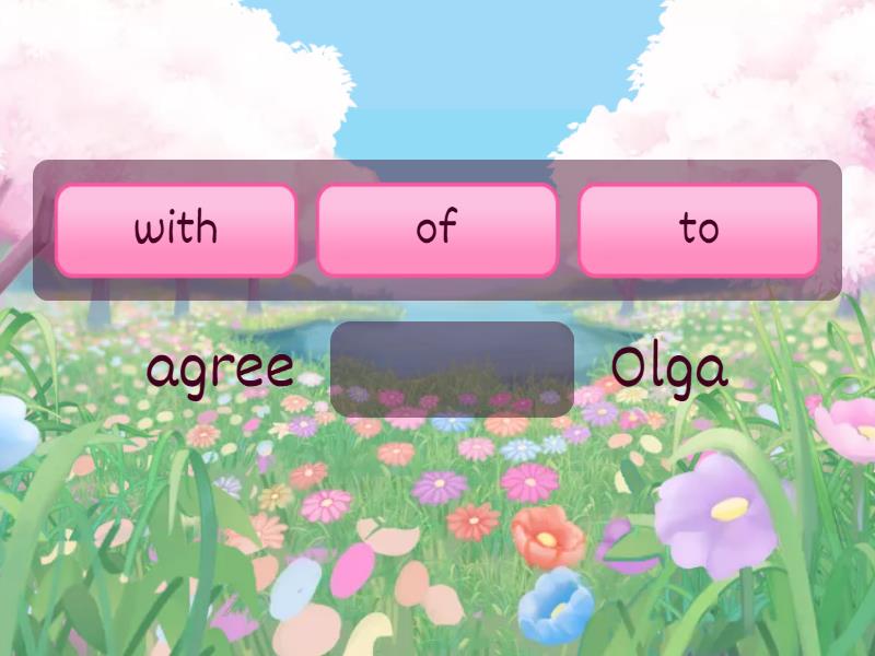 6c verb+preposition - Complete the sentence