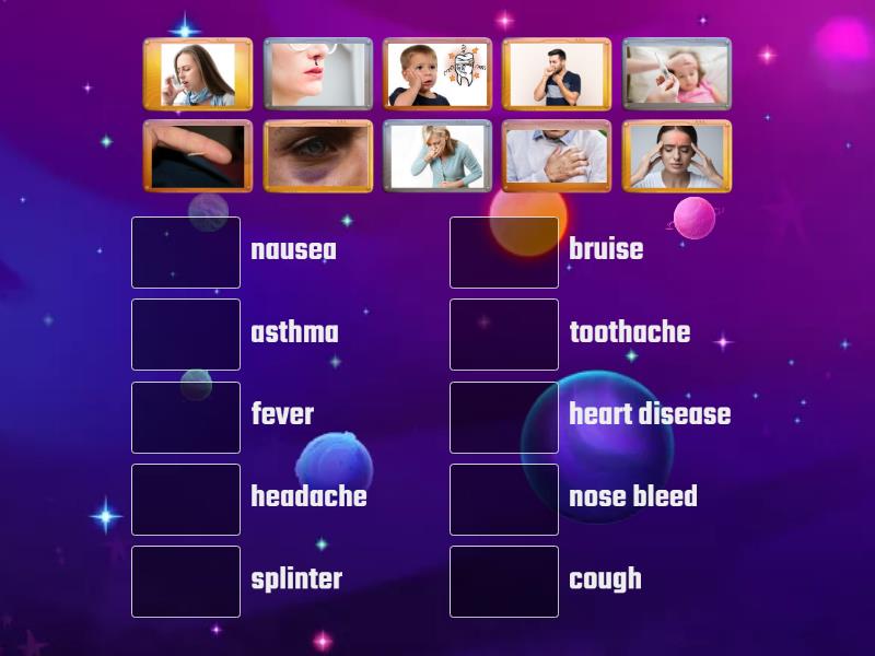 Illnesses & Injuries - Une las parejas