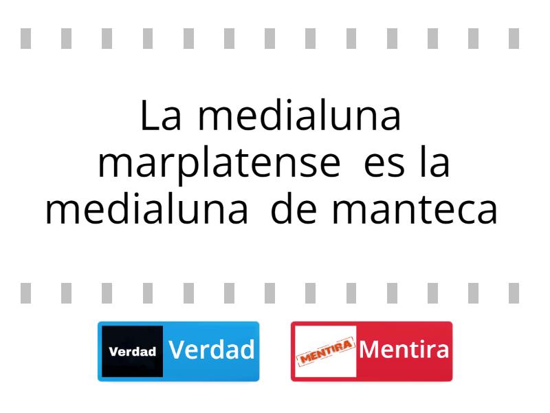 verdad o mentira - True or false