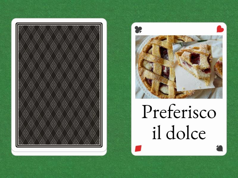 Ti piace la pizza? - Speaking cards