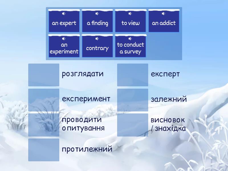 Vocabulary 9 form - Match up
