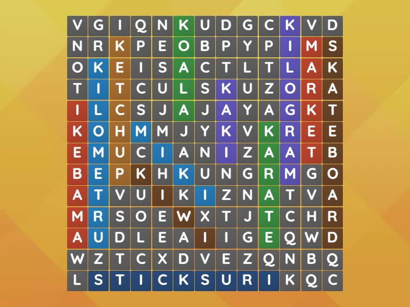 LITERA K MIC - Wordsearch