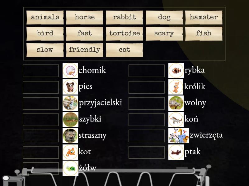 Kids Can 1 Unit 3 - Animals - Match up