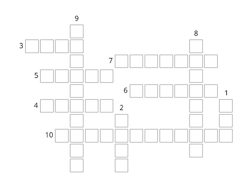 The Natural World - Crossword