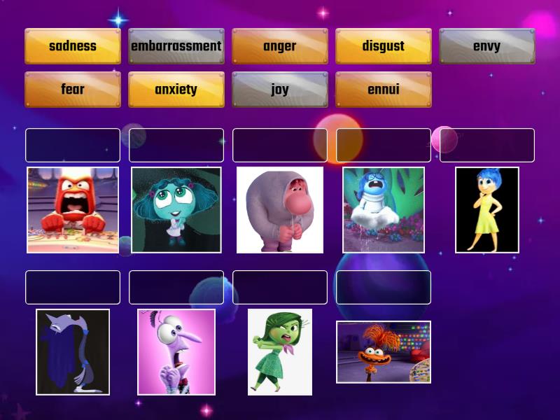 Inside out 2 emotions - Match up