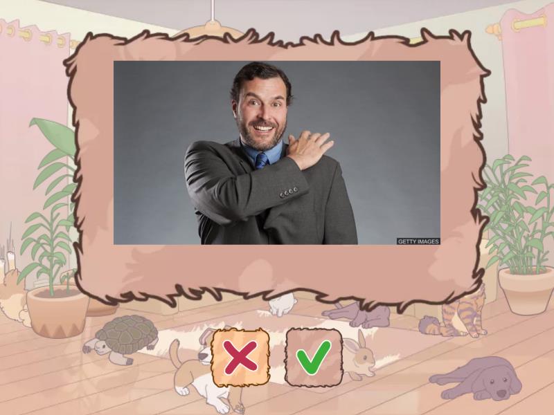 Describe gestures! - Flash cards