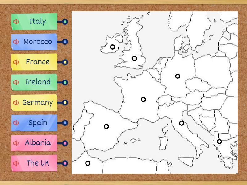 Countries - Labelled diagram
