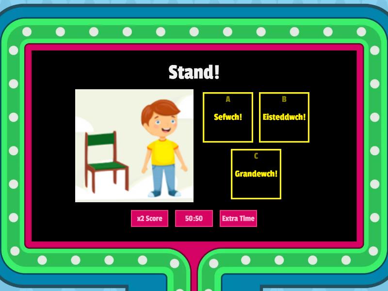 Giving Commands - Gameshow quiz