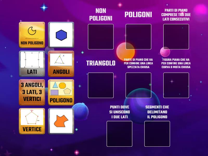 POLIGONI E NON POLIGONI - Group sort