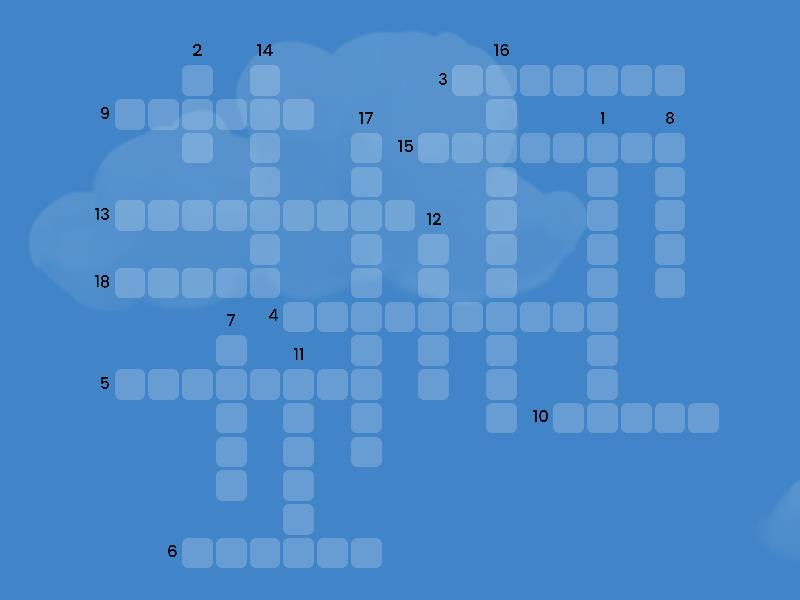 E1 Quiz#2 Vocabulary review - Crossword