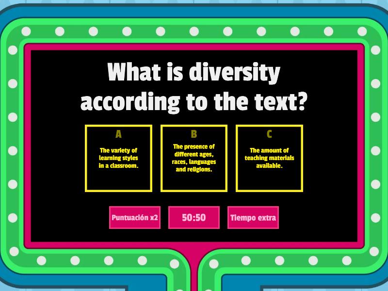 Quiz based on Diversity and Individual Differences’ vocabulary ...