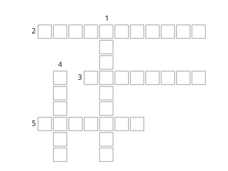 Names of snacks - Crossword