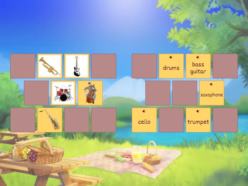 music instrument - Matching pairs