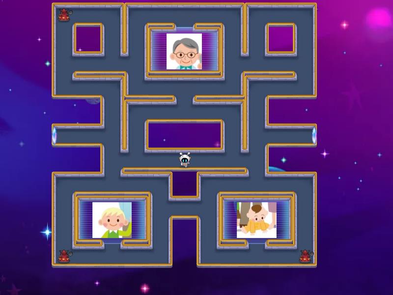 1st Grade - Unit 3 - Family - Maze chase