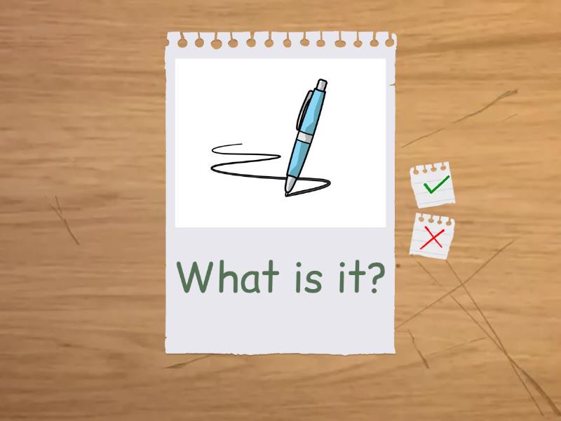What is it? - Flash cards