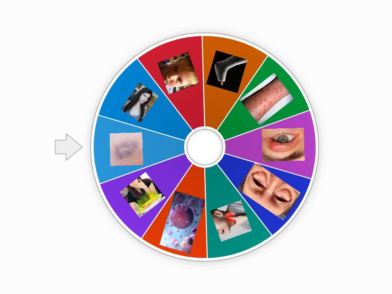 B1+ Health Issues guess the phrase - Spin the wheel