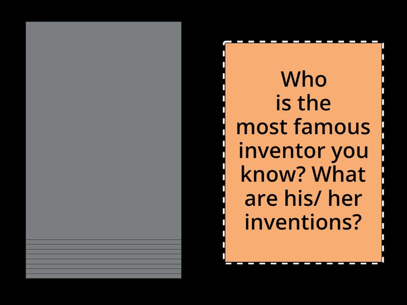 Inventions Discussion - Speaking cards