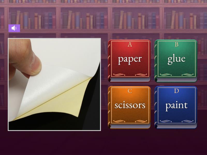 Lesson 1: SCHOOL SUPPLIES - Quiz