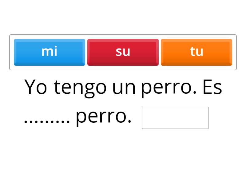 MI, TU, SU - Complete the sentence