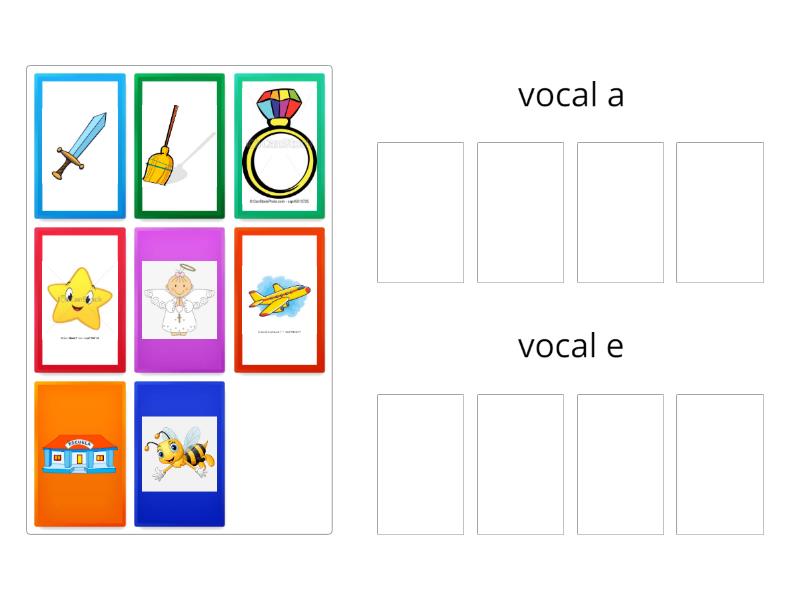 Vocal A-E - Group sort