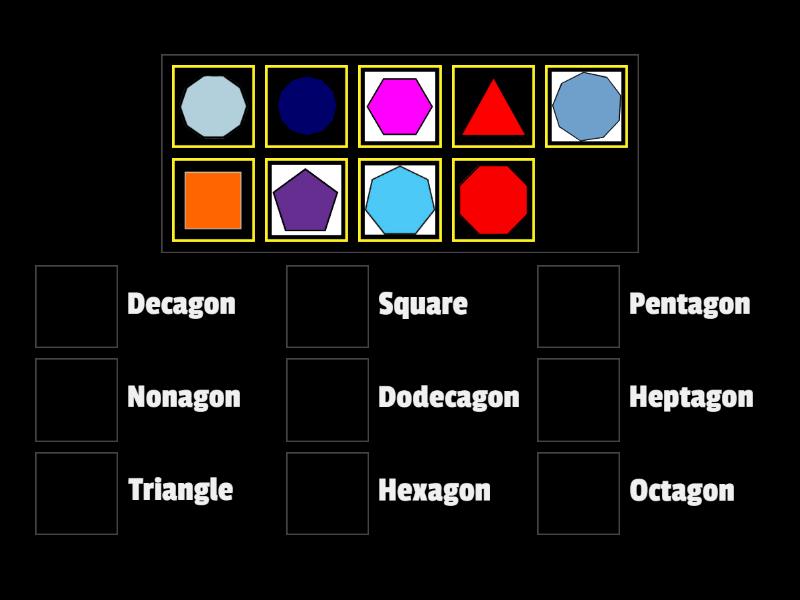 Identify the Polygons - Match up