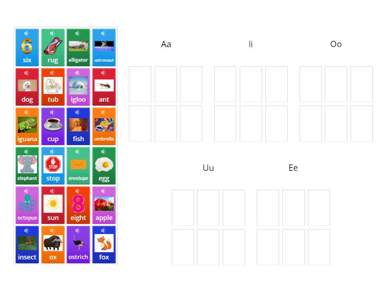 Vowel sorting - Group sort