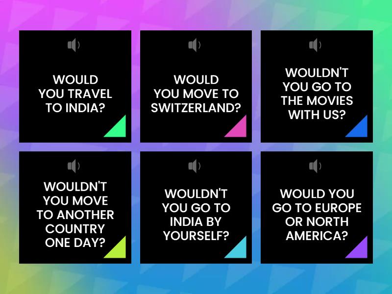 6. CONVERSATION - Flip tiles