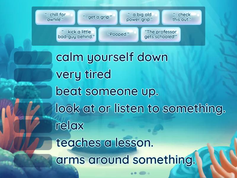 Match the Silly Sayings - Match up