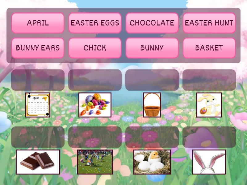 Easter vocabulary - Match up