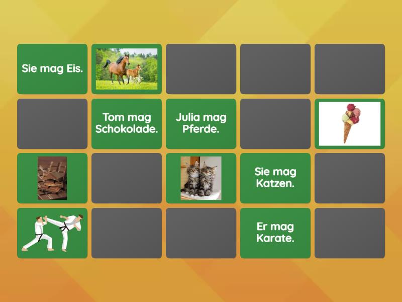 Das mag ich! - Matching pairs