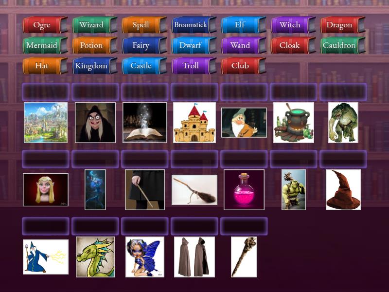 Fairy Tale Vocabulary - Match up