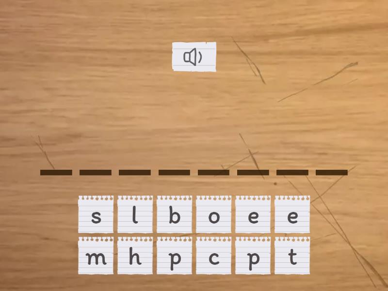 Letterland Unit 5 Spelling Practice - Spell the word