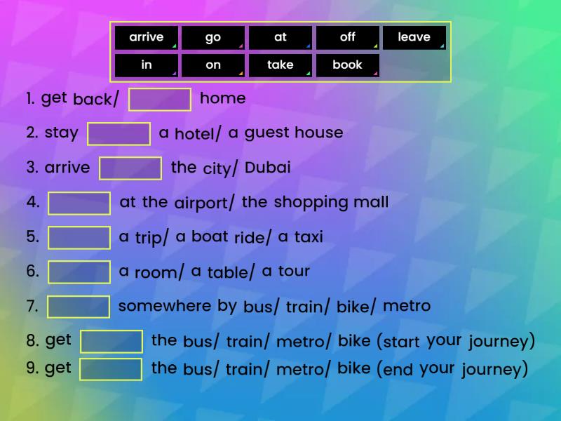 Roadmap A2 8C Voc Gap Fill - Missing word Roadmap A2 8C Voc Gap Fill - Missing word