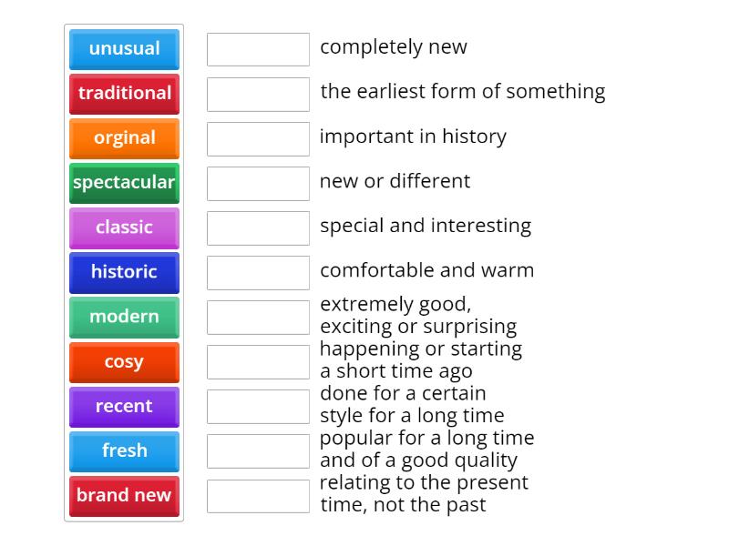 PREPARE 5. Describing Buildings. - Match up