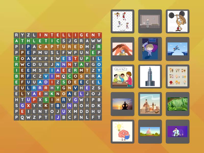 Unit 5 Week 3 Year 3 - - Wordsearch