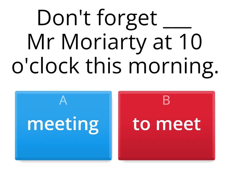 Gerund or Infinitive - forget/remember/stop - Quiz Gerund or Infinitive - forget/remember/stop - Quiz