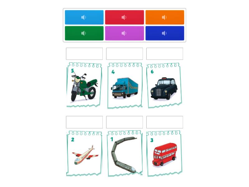 Let's go (Let's Explore 2, Unit 2) - Match up