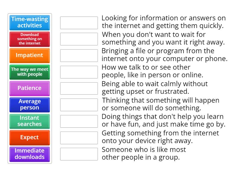 Fast paced life - Match up