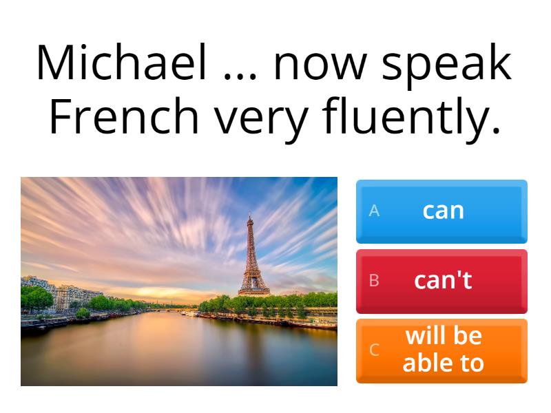 can / could /be able to - Quiz
