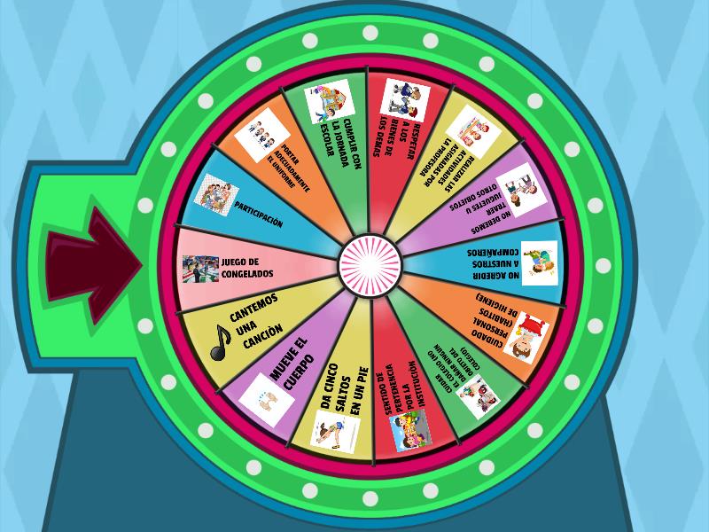 Rueda de actividades. - Random wheel