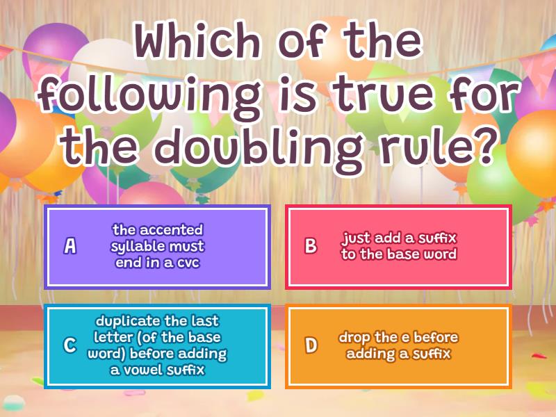 Barton 6.6 Dropping/Doubling Review - Quiz