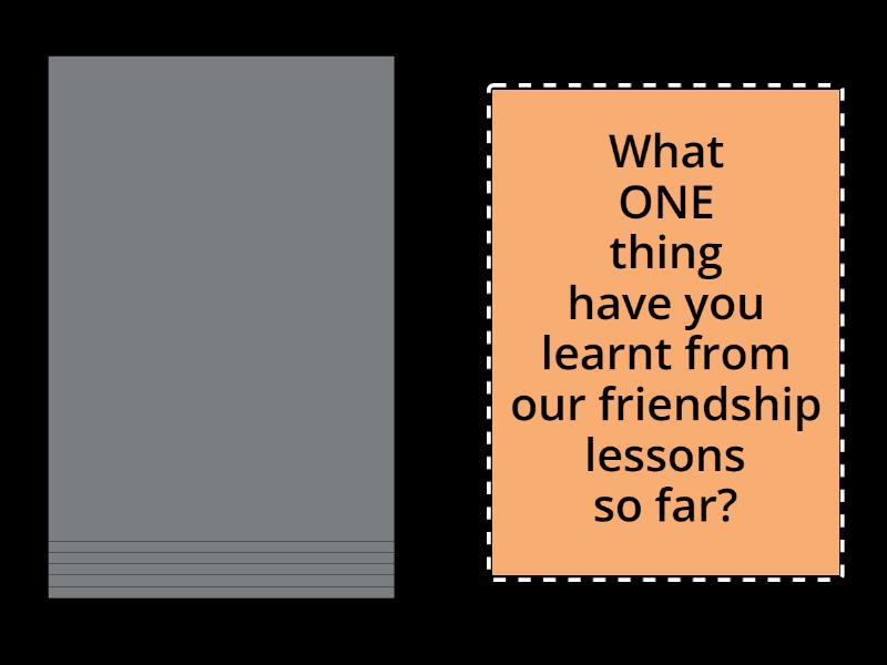 Friendship - Speaking cards