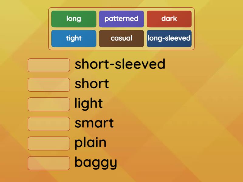 Solutions Elem 3C adjectives - Match up