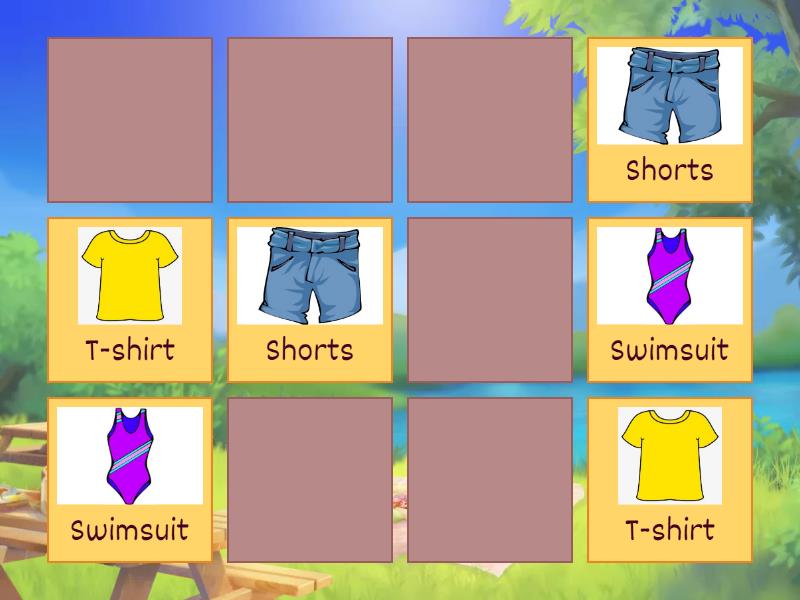 Summer clothes - Matching pairs