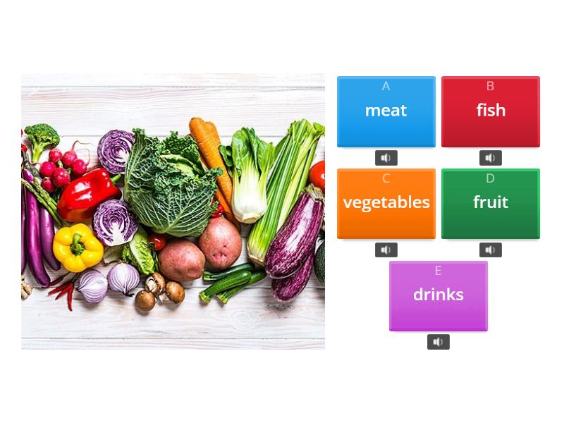 Food - main food groups - Quiz