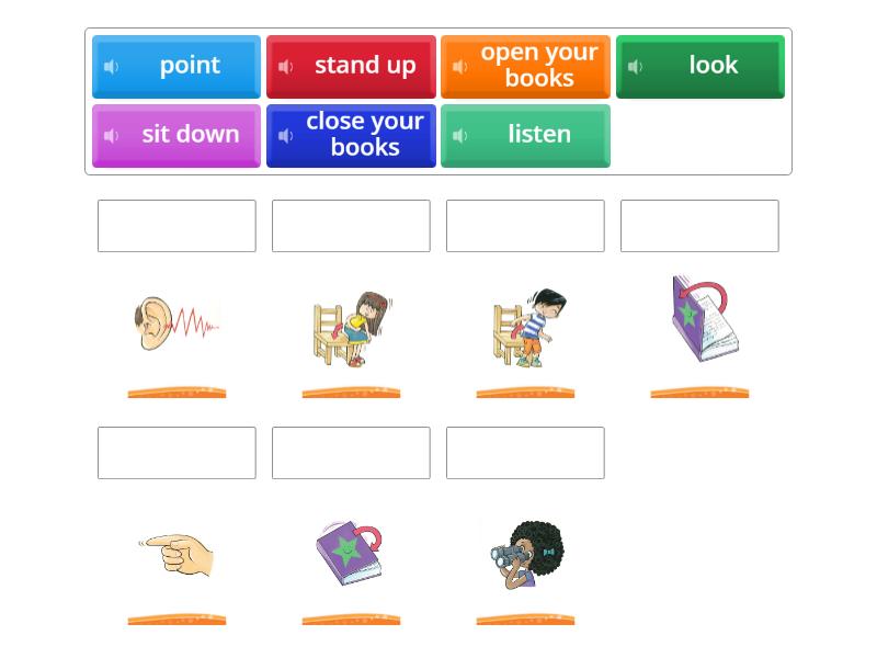 Classroom language - Match up