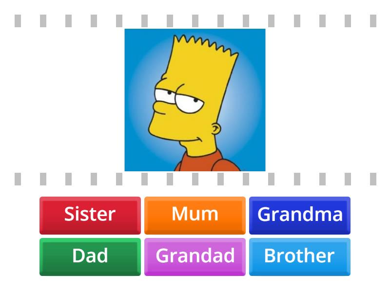 Simpsons FAMILY - - Find the match
