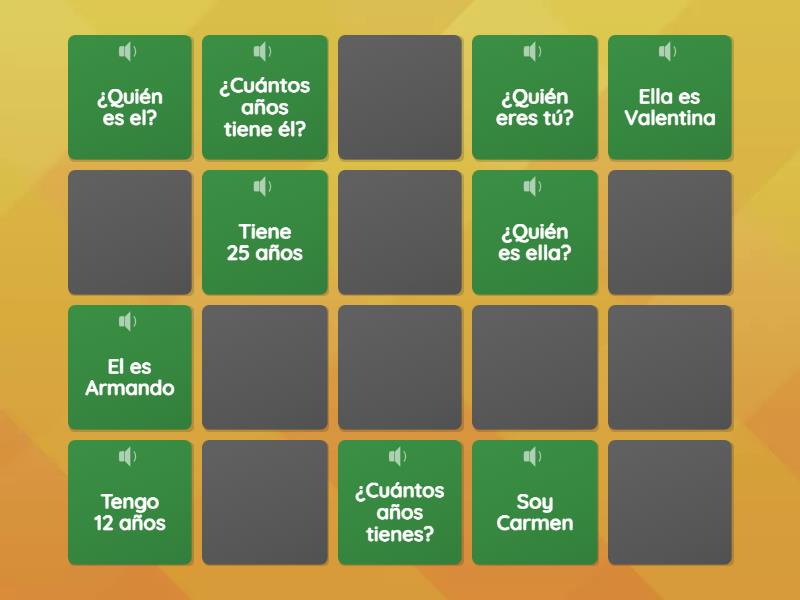 Quien eres tu (ninos( - Parejas