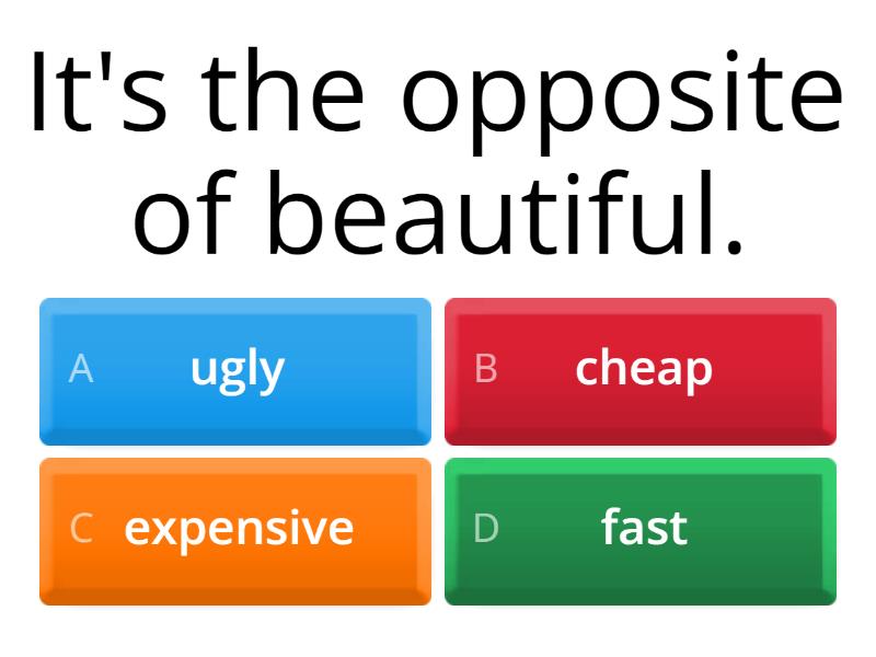 EF Elementary 2B Adjectives - Quiz